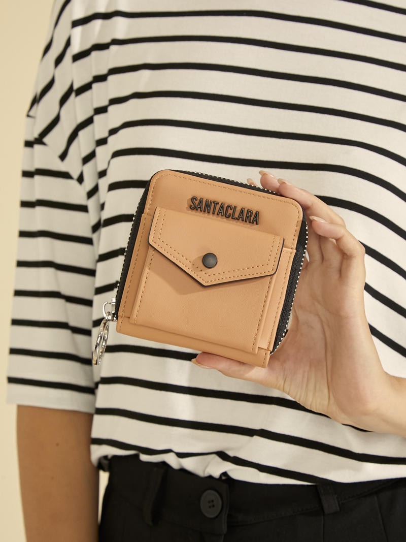 Billetera Mini Rivas Camel | Santaclara